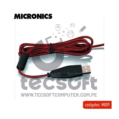 Xfinity Mic M809 Mouse Gamer Usb 6leds Micronics