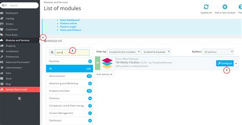 Prestashop 16x How To Manage Tm Media Parallax V 2x Module