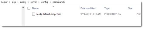 Where Is Neo4j Serverproperties On Windows Stack Overflow