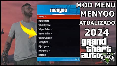 COMO INSTALAR O MOD MENU MENYOO YouTube