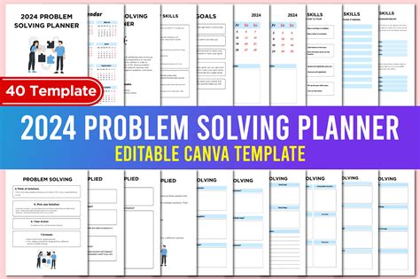 2024 Problem Solving Planner Canva Graphic By Designmela01 · Creative