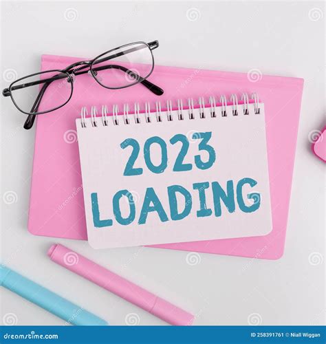 Conceptual Display 2023 Loading Business Showcase Advertising The Upcoming Year Forecasting The