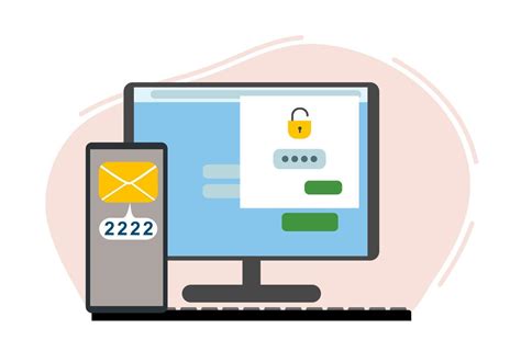 Two Factor Authentication Security 9493289 Vector Art At Vecteezy