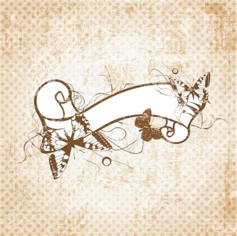 Retro Butterflies Vector Images Over 21000
