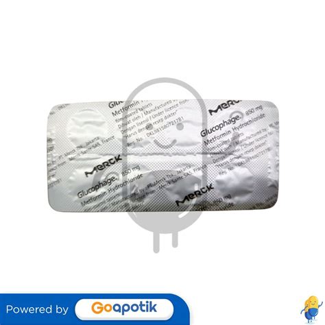 Jual Glucophage 850 Mg Strip 8 Tablet Diabetes Shopee Indonesia