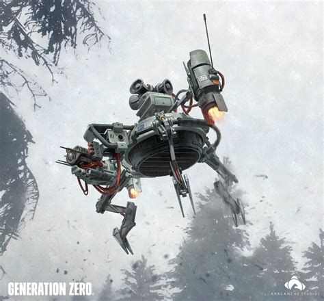 Artstation Generation Zero Seeker Ville Ericsson Robot Concept Art Concept Art Art Design