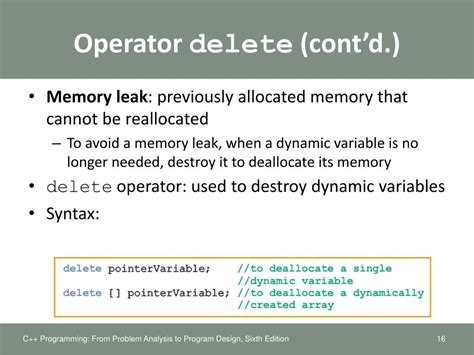 Ppt Chapter 12 Pointers Classes Virtual Functions And Abstract Classes Powerpoint