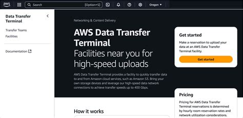 Las Nuevas Terminales Físicas De Transferencia De Datos De Aws Le