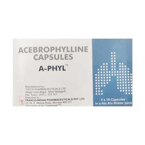 A Phyl 100 Capsule View Usage Side Effects Price And Subtitute Egmedi