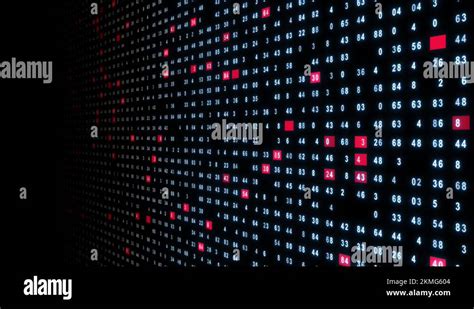 Numeric Matrix Background Digital Transformation Abstract Background