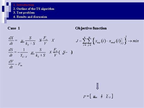 parameter optimization of a bioprocess model using tabu