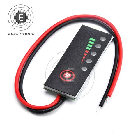 18650 리튬 이온 Lipo 리튬 배터리 레벨 표시기 테스터 Lcd 디스플레이 미터 용량 전압 1s 12v 측정 및