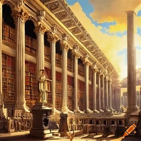 Library Of Alexandria On Craiyon