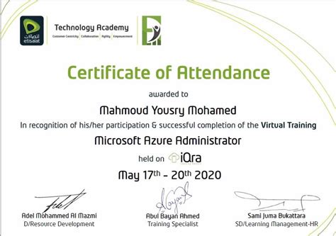 Mahmoud Yousry On Linkedin Etisalatuae Microsoftazure Azurecloud Microsoft Microsoftcloud