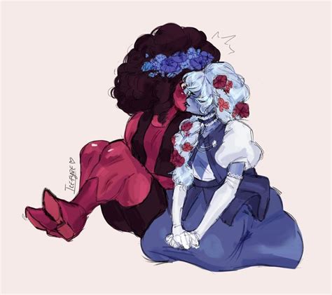 🎨 Ice Fyre [tumblr] Ruby And Sapphire Steven Universe Rubi E Safira Steven Universe Safira