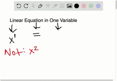 SOLVED What Is A Linear Equation In One Variable Give An Example Of This Type Of Equation