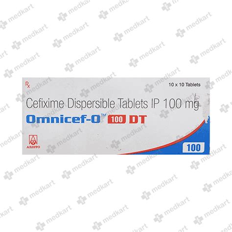 Omnicef O 100mg Tablet 10s Price Composition And Generic Alternatives Medkart