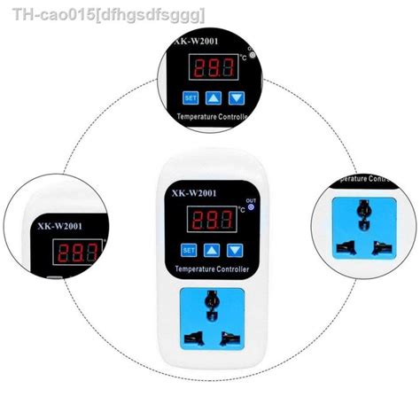 Ac 110 220v Digital Thermostat Regulator Temperature Controller Microcomputer Socket Outlet 50