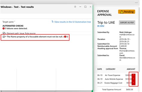 [programmatic Access Adaptive Cards Expensereport Json] The Name Property Of Focusable