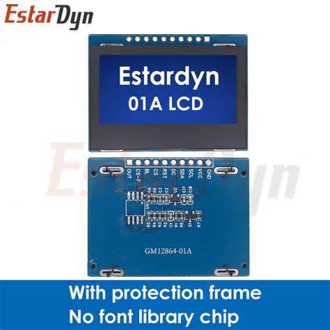 12864 Spi Lcd Module 128x64 Spi St7567a Cog Graphic Display Screen