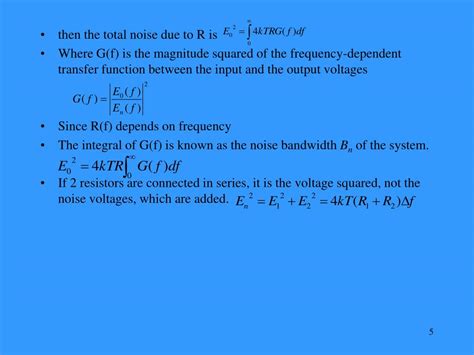 PPT Chapter Network Noise And Intermodulation Distortion PowerPoint Presentation ID