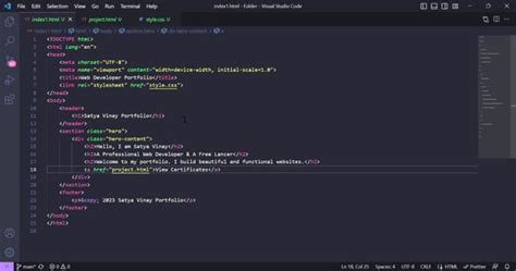 S S M N Satya Vinay Vella On Linkedin Webdevelopment Internship Portfoliowebsite