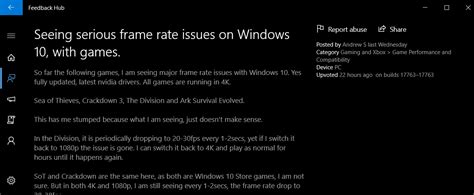 Windows 10 KB4482887 Is Reportedly Causing Gaming Performance Issues