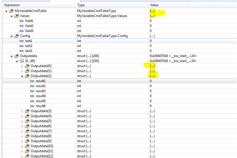 Ccs Code Composer Studio V Expression Value Length In Debug View Code Composer Studio