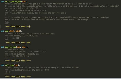 Solved Import Random Ed 42 Def Dicea B Return