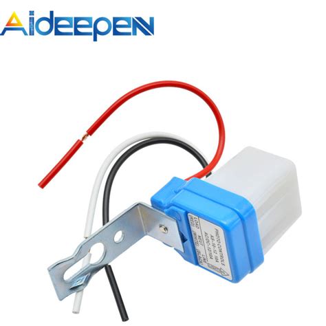 Aideepen Official AS 10 Auto On Off Street Light Switch Photo Control Sensor DC AC 12V 10A 50