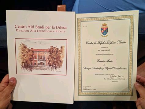 I Feel Honoured To Have Graduated In The Executive Master In Strategic Leadership And Digital