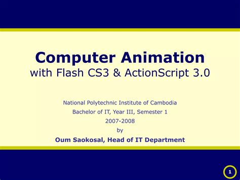 Actionscript 3 Session 2 Getting Started Flash Ide Ppt