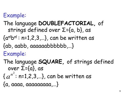 ppt csc312 automata theory lecture 3 languages ii powerpoint