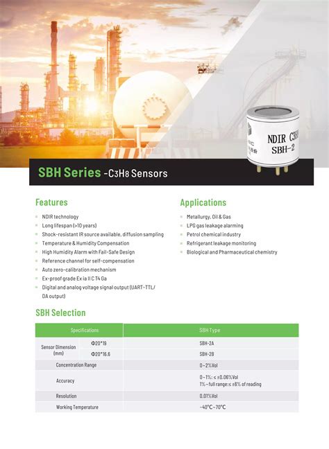Cubic Industrial Grade Ndir Gas Sensor Pdf Chemistry Science