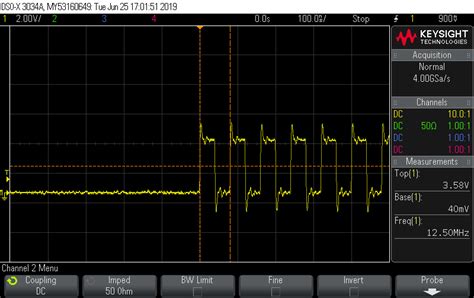 Linux AM Overshoot And Undershoot Of GPIO Signals Processors Forum Processors TI E E