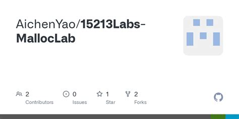 GitHub AichenYao Labs MallocLab
