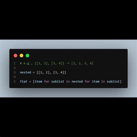 Python Trick Flatten Nested Lists Easily Youtube