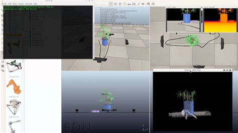 vrep opengl 3d scanning using kinect depth data python youtube