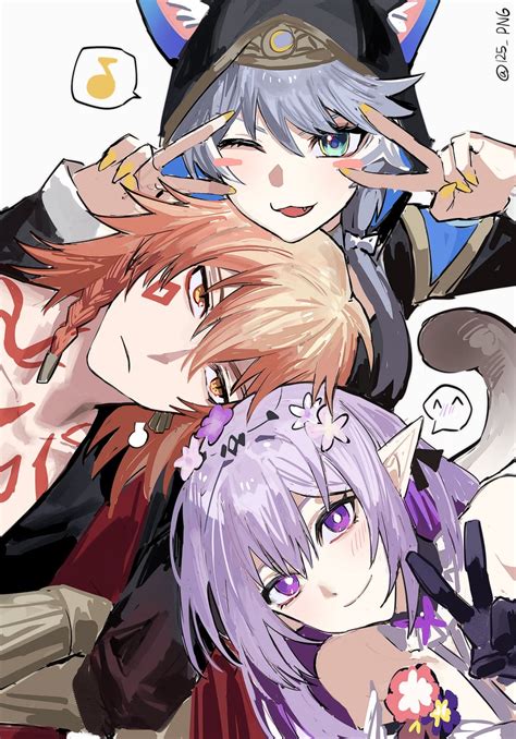 Castorice Mydei And Cipher Honkai And More Drawn By Nongxy Nonshi Danbooru