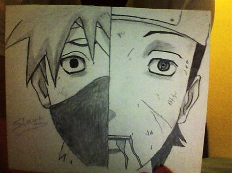 Obito And Kakashi By Thegratefuldrawer On Deviantart