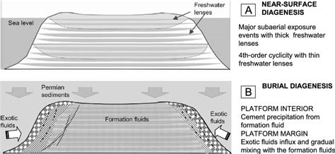 Conceptual Diagenetic Models A Near Surface Diagenesis Is Dominated