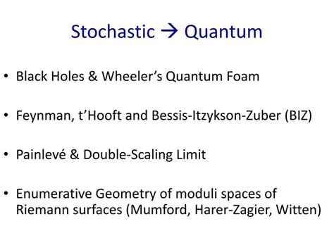 Ppt Nonlinear Evolution Equations In The Combinatorics Of Random Maps