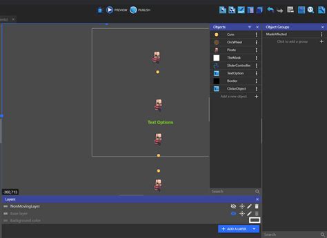I Need Help How Do I Create A Menu In A Vertical Slider How Do I GDevelop Forum