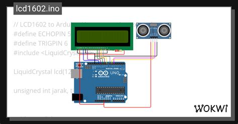 Ultrasonic Jarak Copy Wokwi Esp32 Stm32 Arduino Simulator