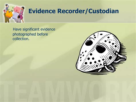 Crime Scene Response Guidelines Ppt