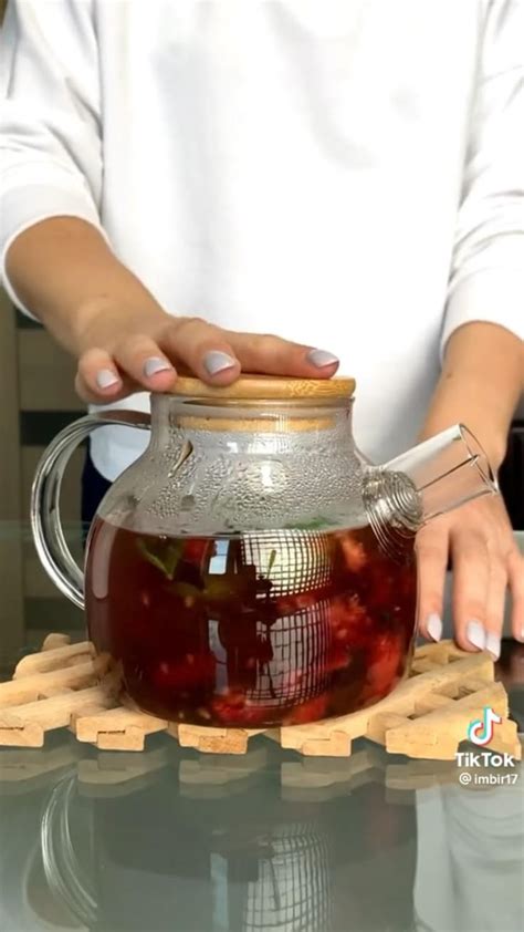 Черный чай с малиной и мятой Чайные рецепты Рецепты еды Рецепты напитков