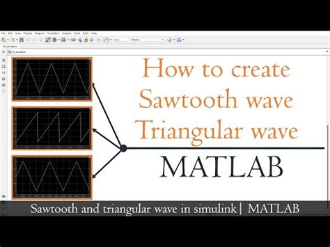How To Generate Sawtooth Wave And Triangular Wave In Simulink MATAB MATLAB TUTORIALS YouTube