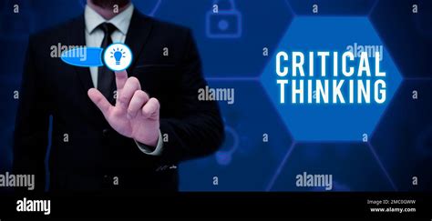 Hand Writing Sign Critical Thinking Conceptual Photo Sequence Of Stages Of A Project Requiring