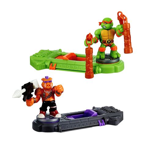 Akedo Teenage Mutant Ninja Turtles Mini Battling Warriors Michelangelo