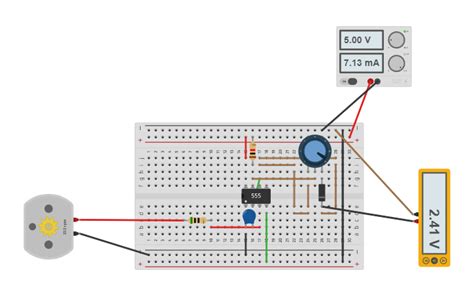 circuit design 555 potentio dc pwm tinkercad